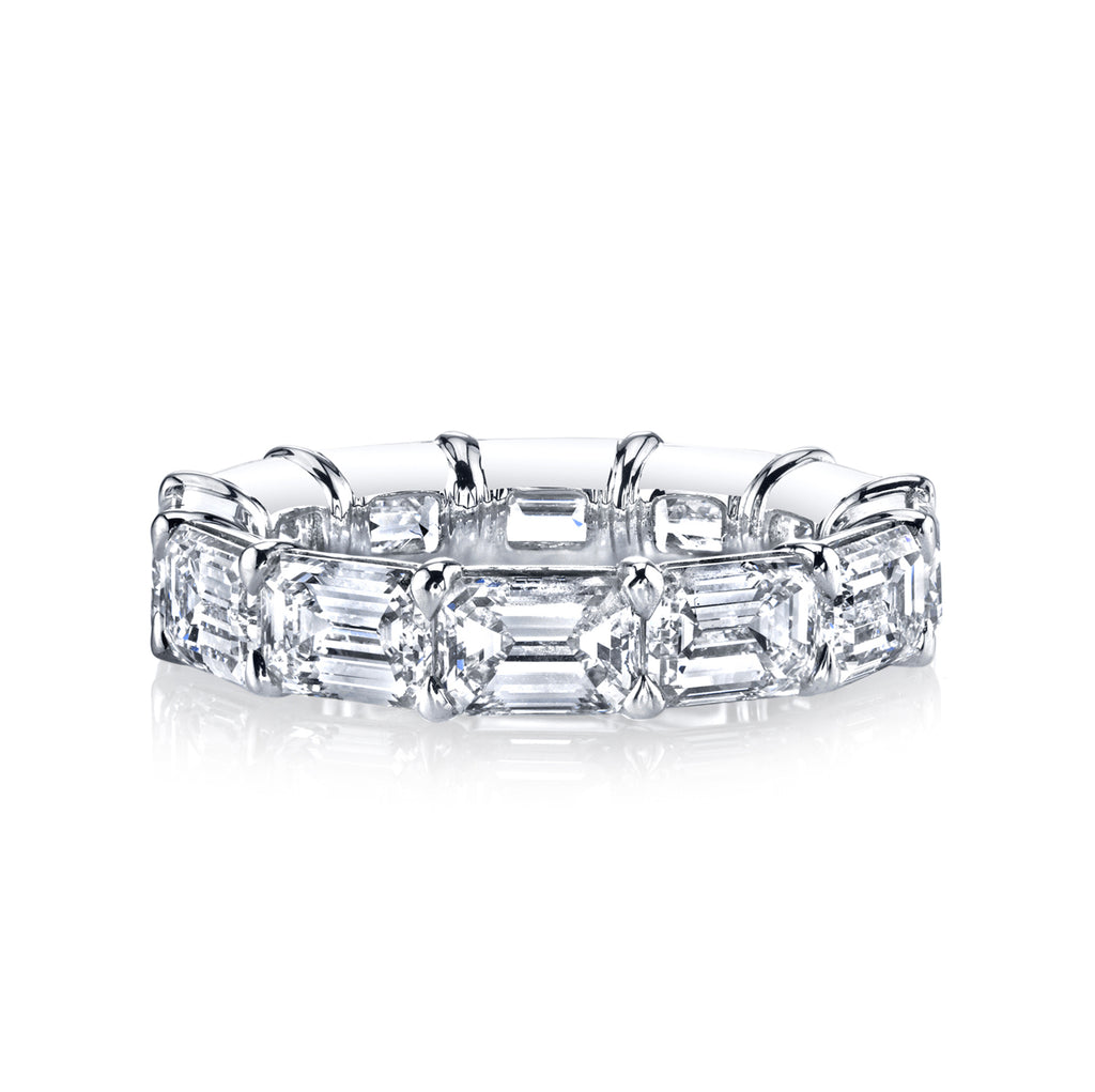 Emerald Cut Eternity Band – Henry C. Reid & Son Jewelers