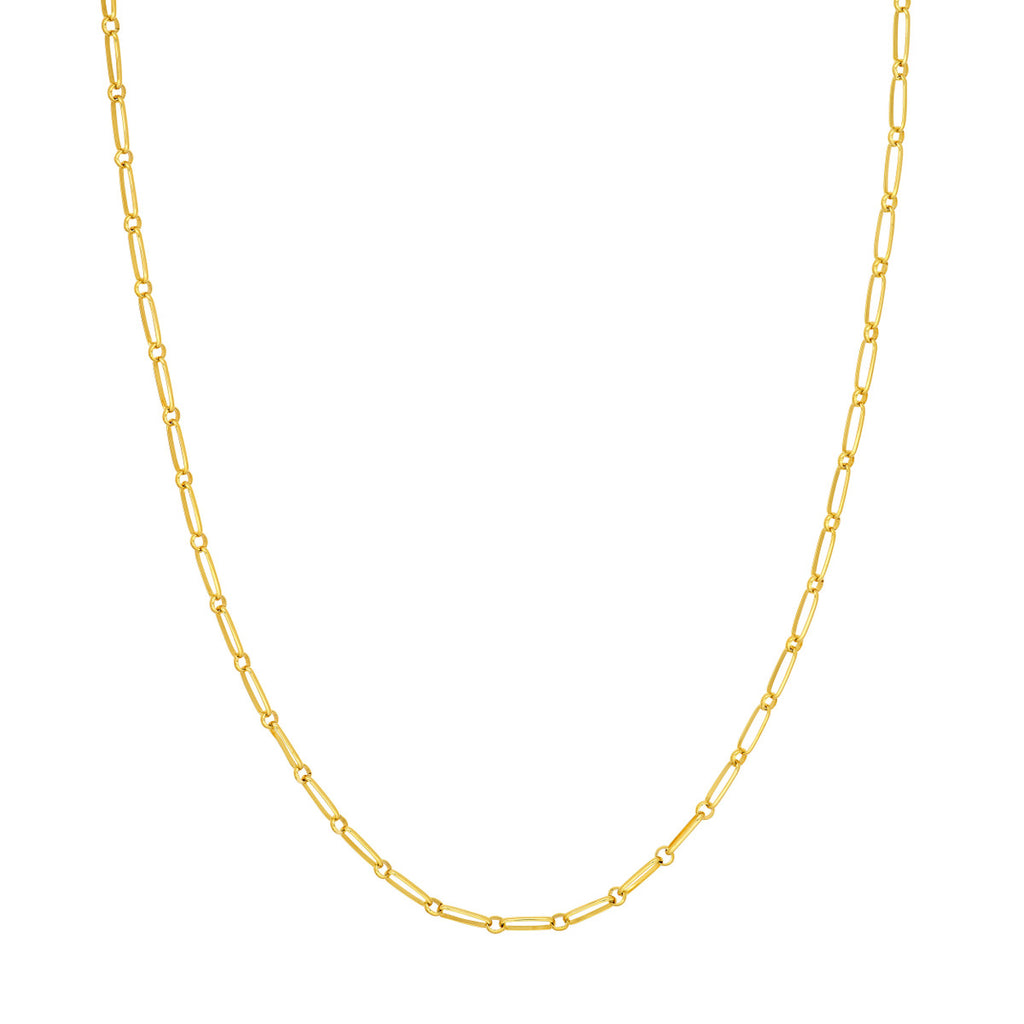 Oval and Round Open Link Chain – Henry C. Reid & Son Jewelers